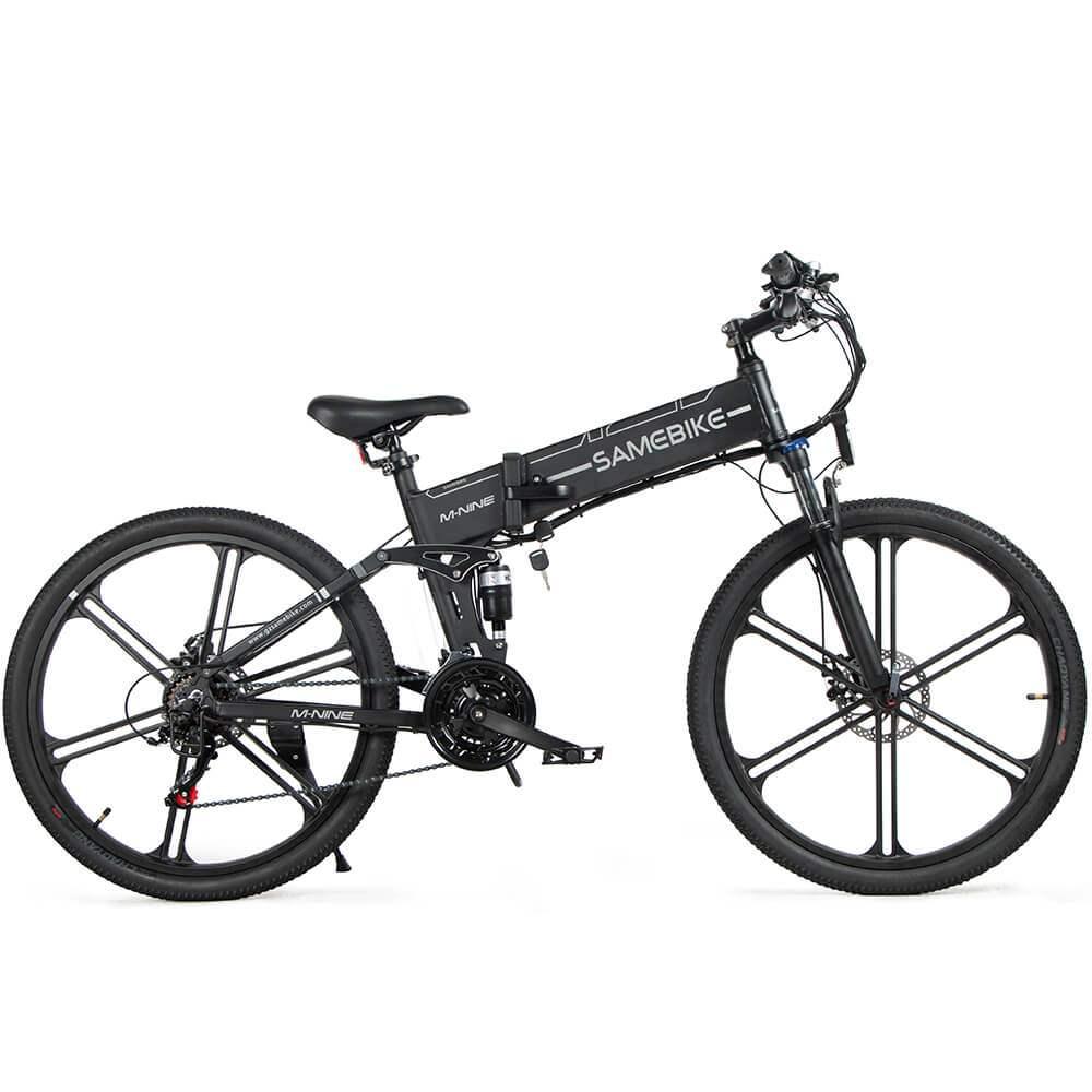 Samebike LO26-II 500W 26" Foldable Electric Mountain Bike 48V 10Ah Bat ...