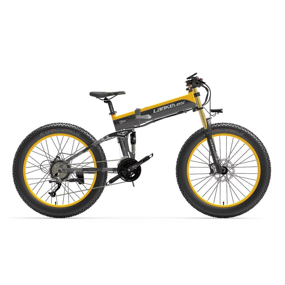 Lankeleisi XT750 Plus 1000W 26" Fat Bike Full Suspension Foldable E-Mo ...